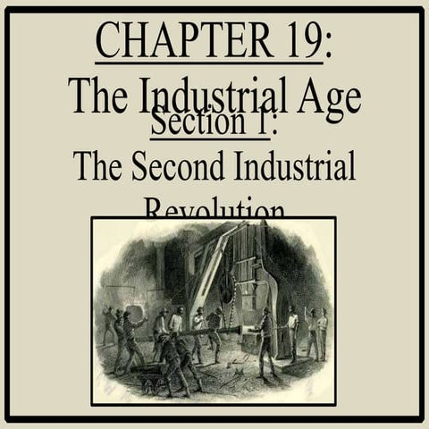 19 1 the second industrial revolution | PPTX