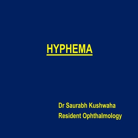 Hyphema | PPT