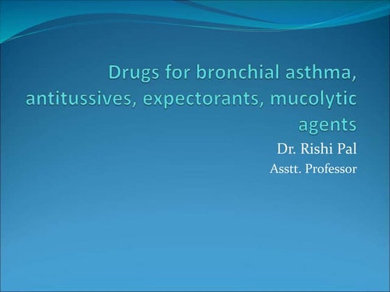 Expectorant and antitussives | PPT