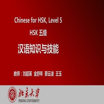 HSK 5 Lesson 19 | PDF