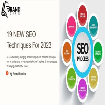 19 NEW SEO Techniques For 2023 | PPT