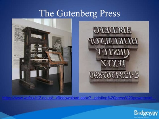 The printing press | PPT