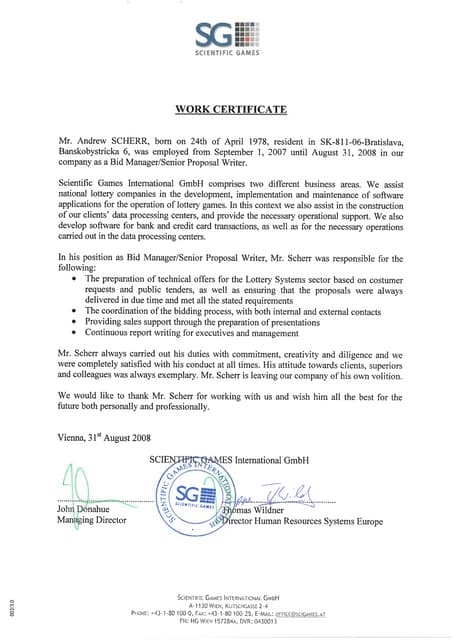 ISF Recommendation letter_DW | PDF