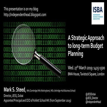 A strategic approach to long term IT budget planning | PPT
