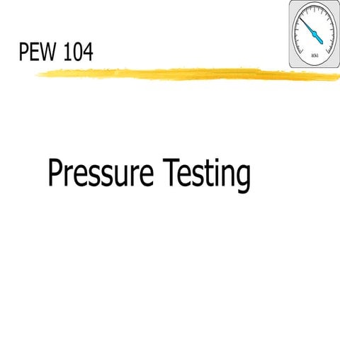 Hydrotest | PPT