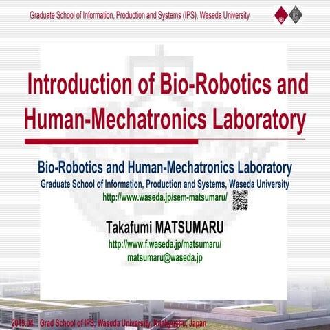 Introduction of Bio-Robotics and Human-Mechatronics Laboratory (2019.04 ...
