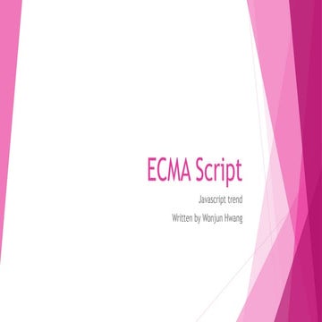 ECMA Script | PPTX