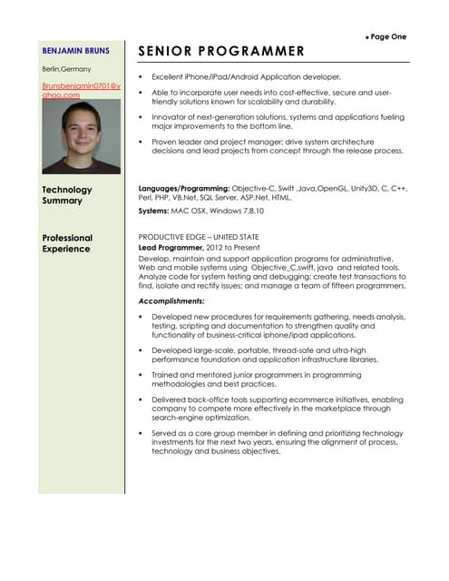 Jared glass cv | PDF