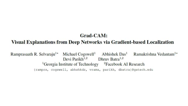 Grad Cam Visual Explanations From Deep Networks Via Gradient Based