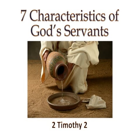 7 Characteristics of God's Servants | PDF