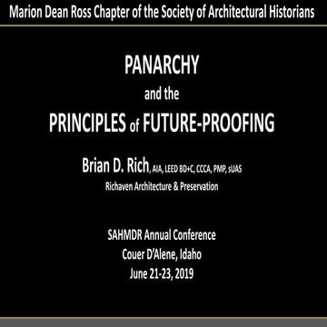 Panarchy & The Principles of Future-Proofing | PPTX