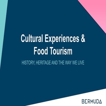 Cultural Experiences & Food Tourism | PPTX