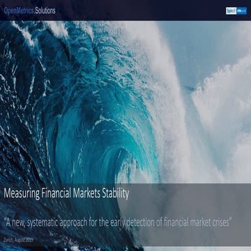 Measuring Financial Markets Stability - “A new, systematic approach for ...