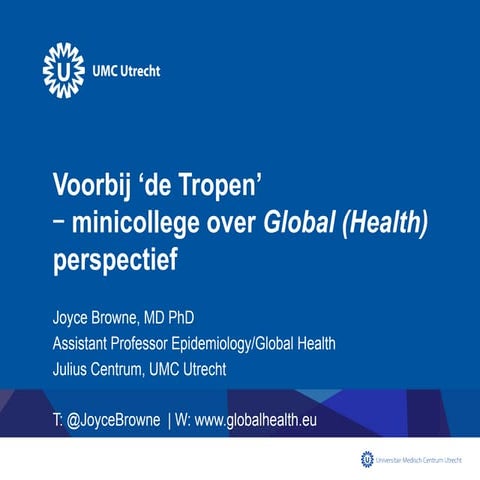 UMCU introductieweek: Global Health | PDF