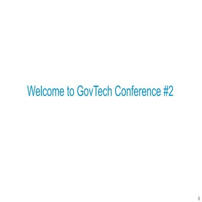 190927 govtechconf | PPTX