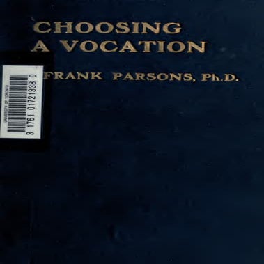 1909 parsons choosing vocation | PDF