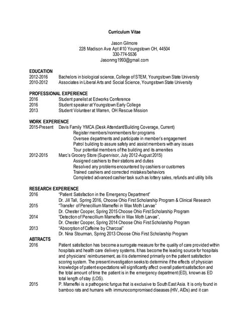 2015resume | PDF