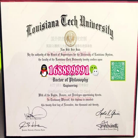 Louisiana Tech University degree offer diploma Transcript | PPT