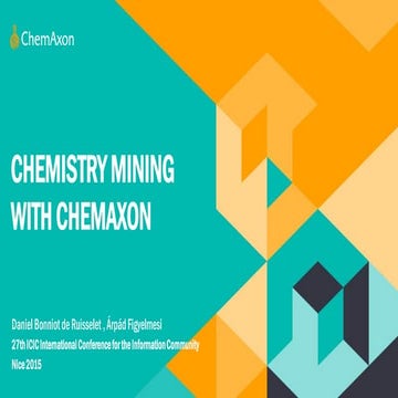 New Product Introductions - ChemAxon | PDF