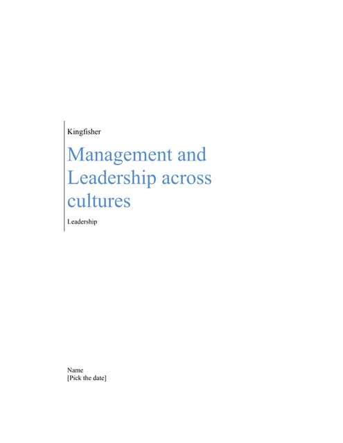 Organisational structure of Kingfisher airlines | PPT