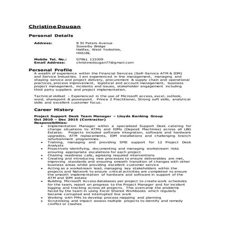 Christine Dougan - CV.11