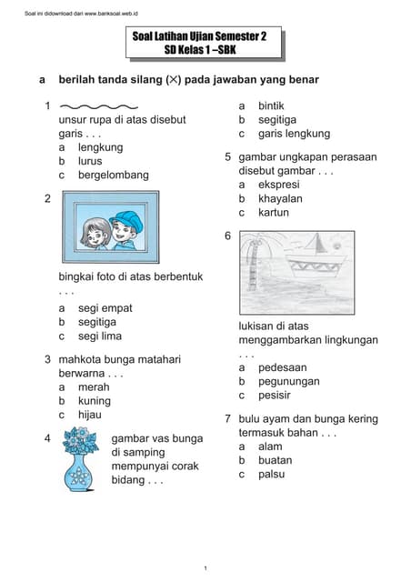 Soal PTS-STS Seni Rupa Kelas 5 Semester 2 Kurikulum Merdeka T.A 2023-2024.pdf
