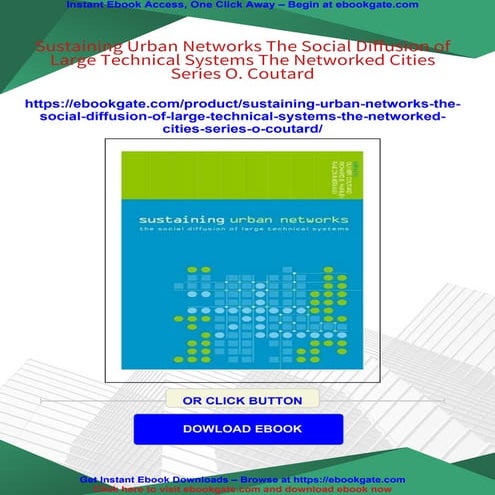 Sustaining Urban Networks The Social Diffusion of Large Technical ...