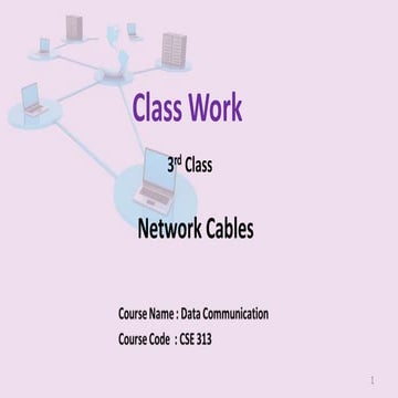 Network Cables | PPTX