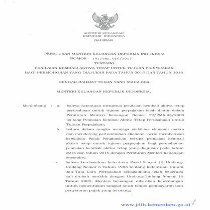 191 pmk 010 2015 | PDF