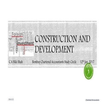 FDI in Construction & Development | PPTX