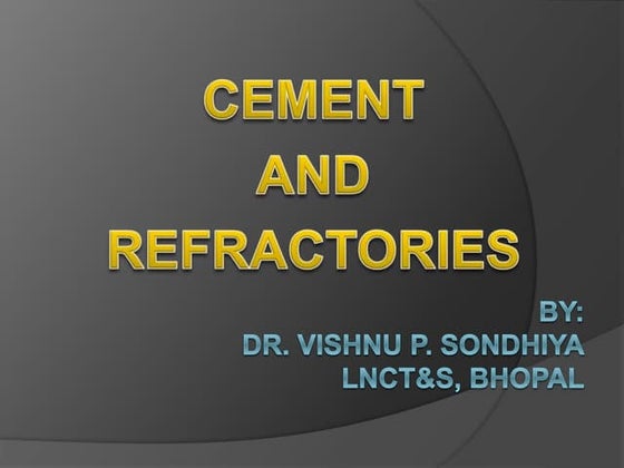 Types of refractories | PPT