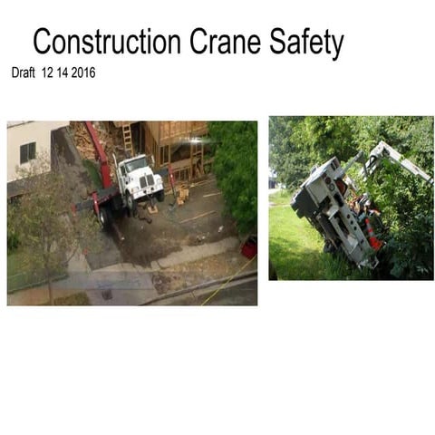 Crane Safety Training Presentation | PPTX
