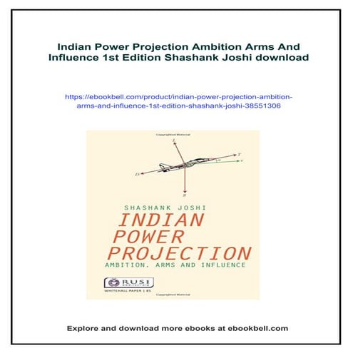 Indian Power Projection Ambition Arms And Influence 1st Edition ...