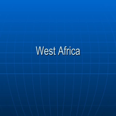 19.3 - West Africa | PPT