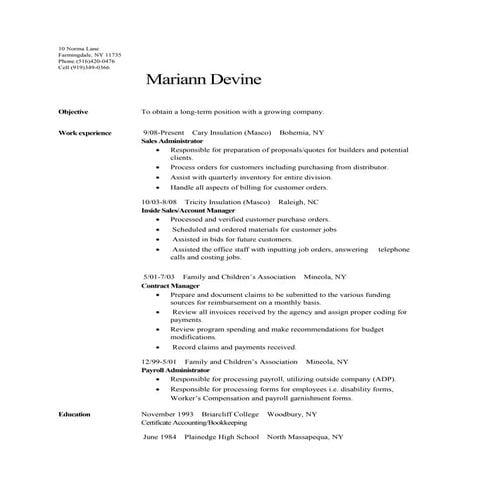 Debbie Felton Resume | DOC