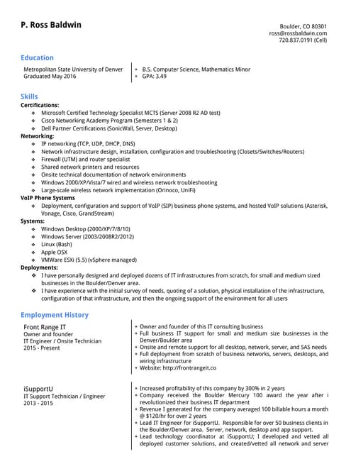 GeneralResume | PDF