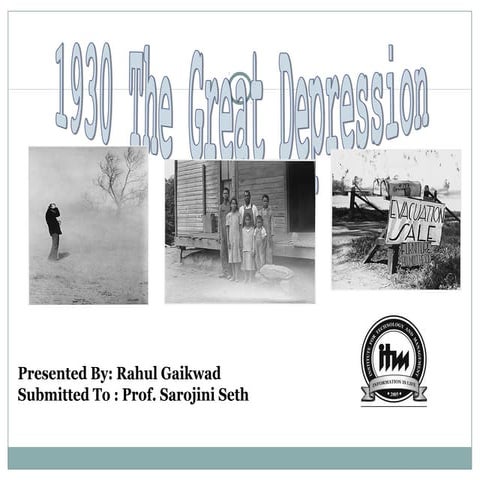 1930 the great depression | PPT