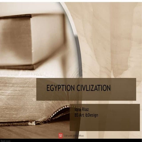 Introductions to Egyptian civilization | PPTX | Religion & Spirituality
