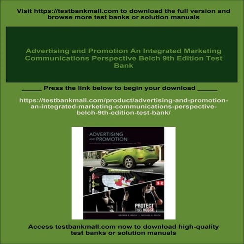 Advertising and Promotion An Integrated Marketing Communications ...