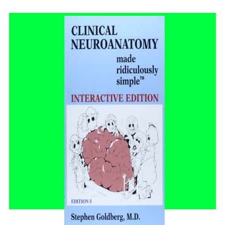 Audiobook Clinical Neuroanatomy made ridiculously simple | PPT