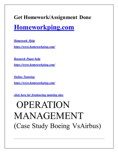 Boeing Organizational Structure | PPT
