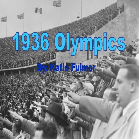 1936 olympics ap world history | PPT