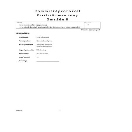 Styrelseprotokoll 22 2010 | PDF