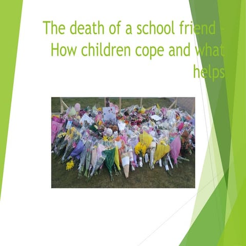 The death of a school friend - presentation public | PPT