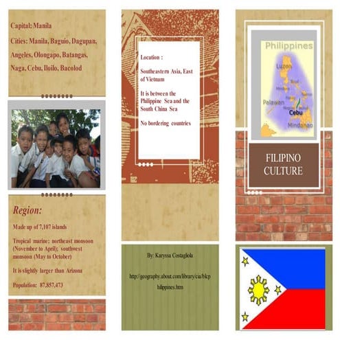 brochure for cultural project | DOCX