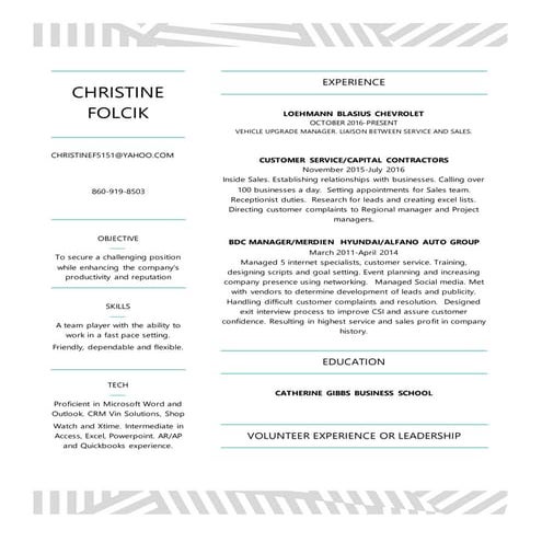 Ferrace Khaled New Resume | DOCX