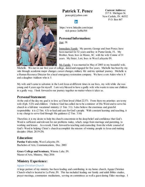 Cover letter & resume from rusty lee | PDF