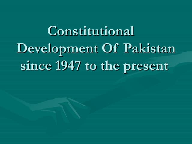 Branches of government / Structure of Government in Pakistan | PDF
