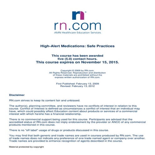 High - Alert Medications.pptx