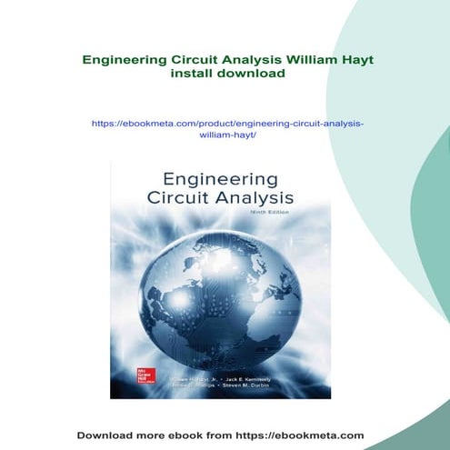 Engineering Circuit Analysis William Hayt | PDF